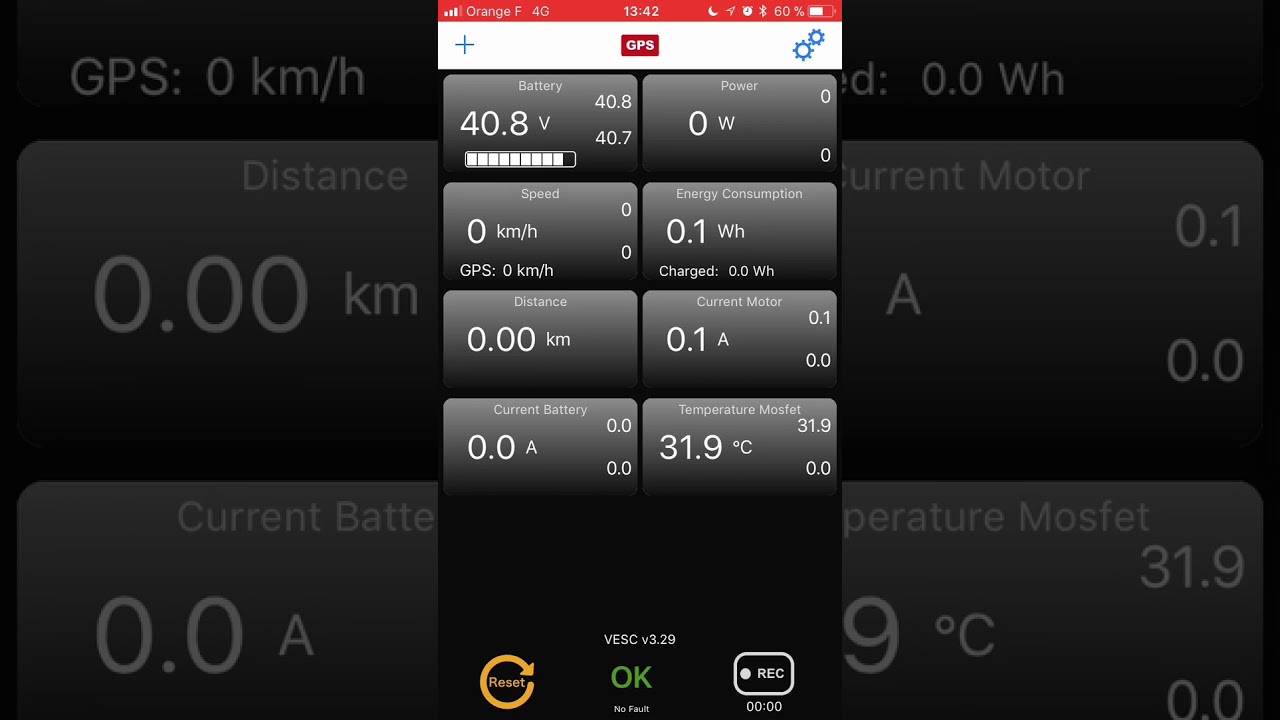 eSkate VESC iOS app - YouTube