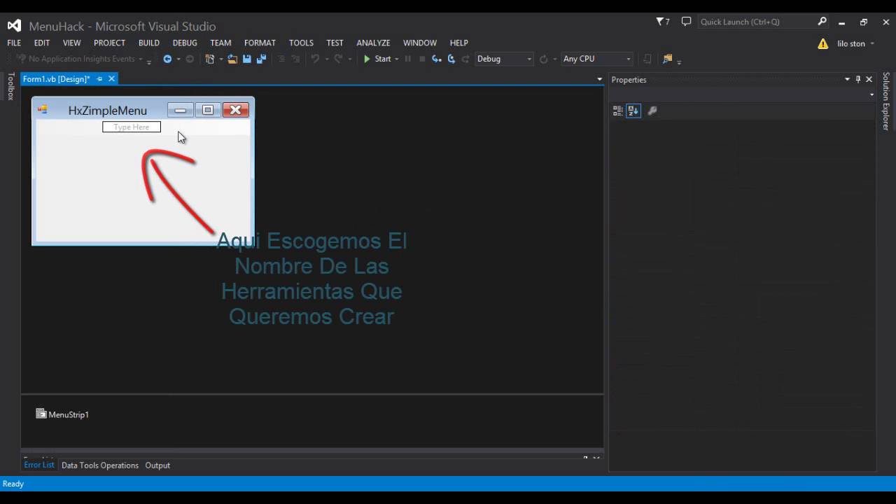 Operation 7 Clase Hack 1/ Crear MenuHack (Tutorial) Full HD - YouTube