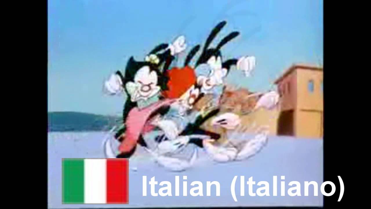 Animaniacs Multi-Language Intro - YouTube