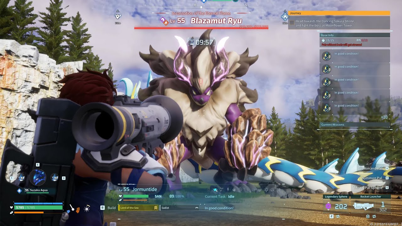 HELP!! HOW CAN WE DEFEAT BLAZMUT RYU HE CRUSHED ME | PALWORLD | FULL ...