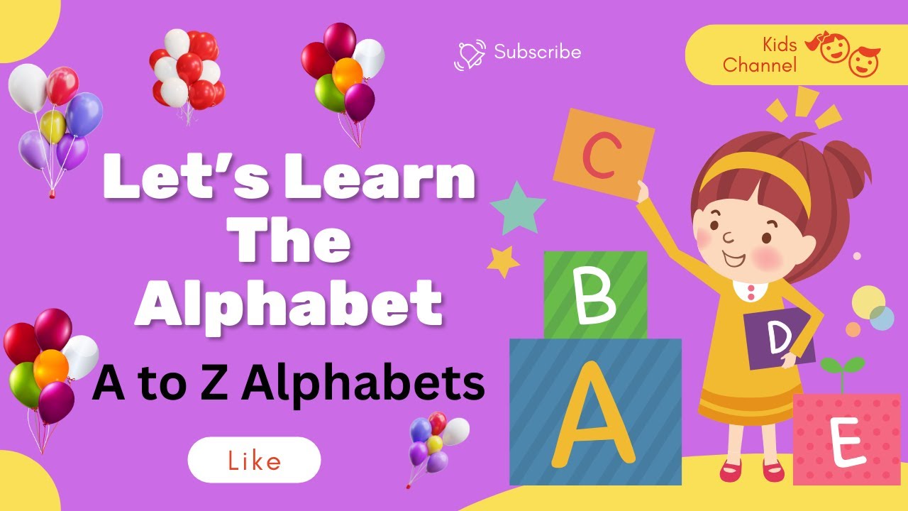 Learn A to Z Alphabets Reading | Alphabets A To Z | English alphabets | - YouTube