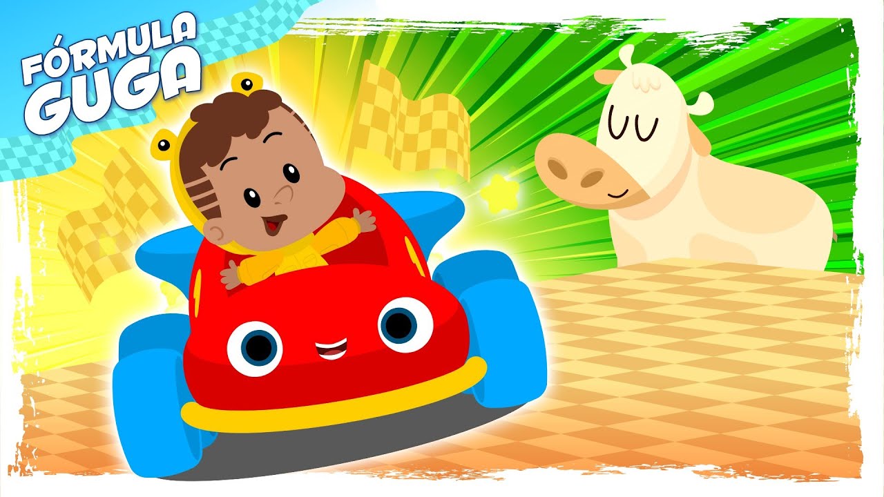 🚗 Desenho de Carros │ Corrida de carrinhos do FORMULA GUGA │Ep.01 🚗 ...