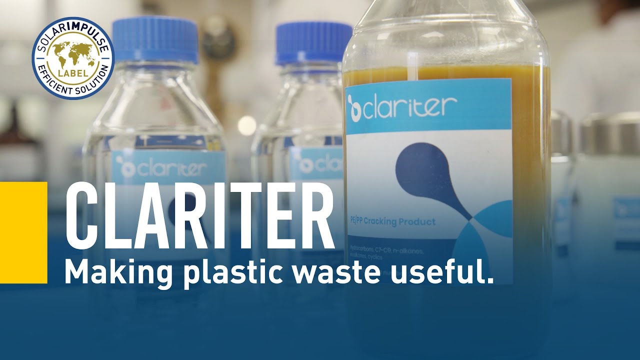 Clariter - Making Plastic waste useful - #1000solutions - YouTube