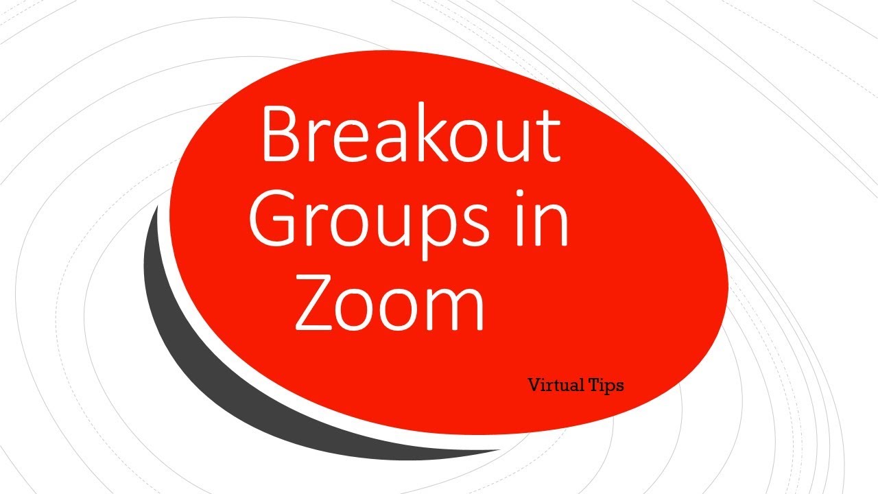 Breakout groups for Zoom - YouTube