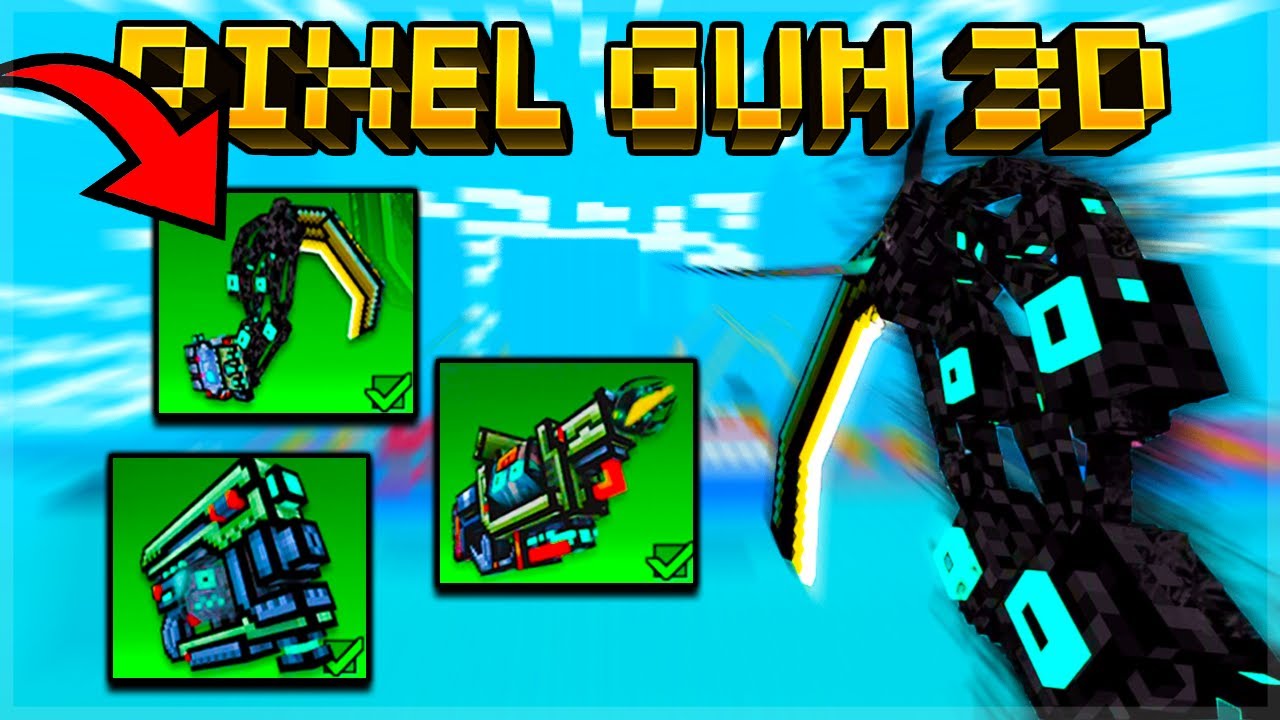 GOO SUBSTANCE SCYTHE HAS INSANE RANGE... (Pixel Gun 3D) - YouTube