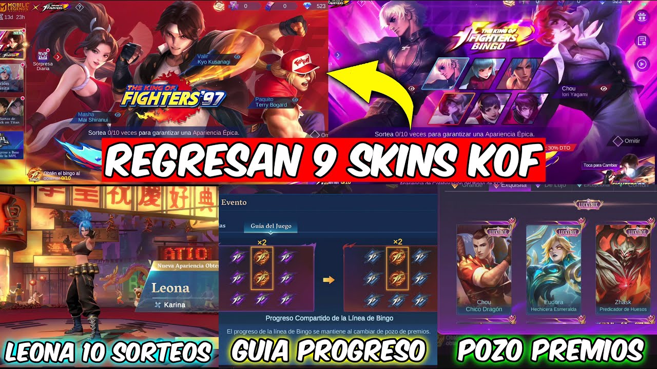 PODREMOS ELEGIR EL POZO DE PREMIOS KOF! REGRESAN LAS 9 SKINS KOF Y KOF ...