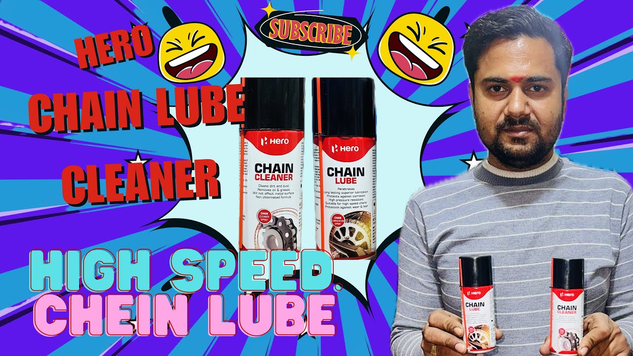 Hero Chain Cleaner And Chain Lube Price ???? - YouTube