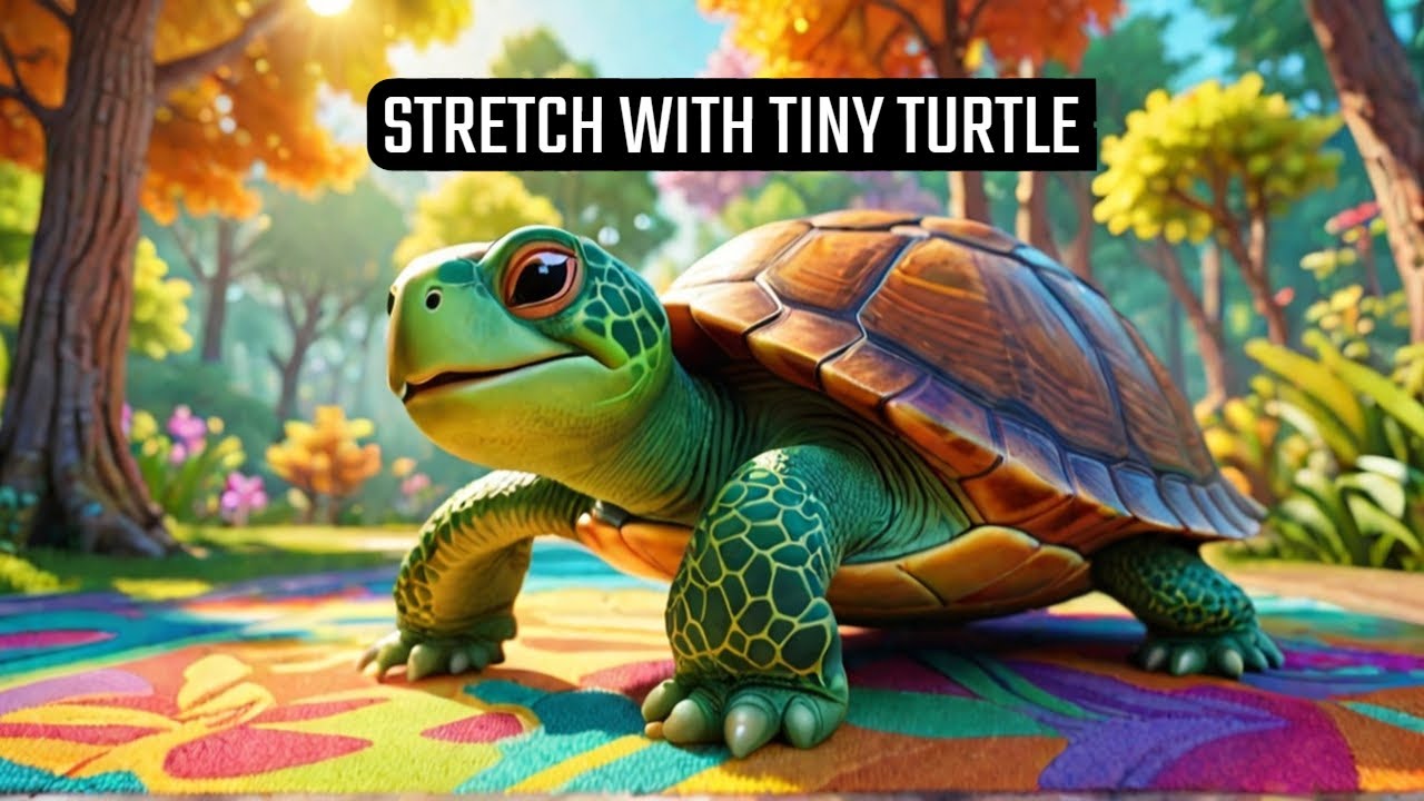 Tiny Turtle Stretching Song 🐢 | Toddler Morning Movement Song | Kids Dance & Exercise - YouTube