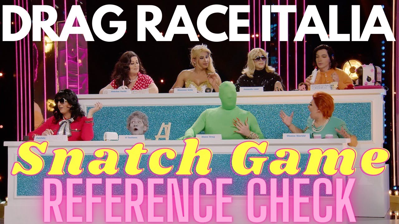 SNATCH GAME - Drag Race Italia S3E6 - Reference Check - YouTube