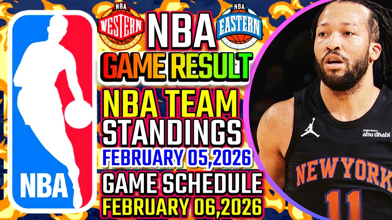 NBA LATEST TEAM STANDINGS FEBRUARY 05,2026|NBA STANDINGS TODAY|NBA ...