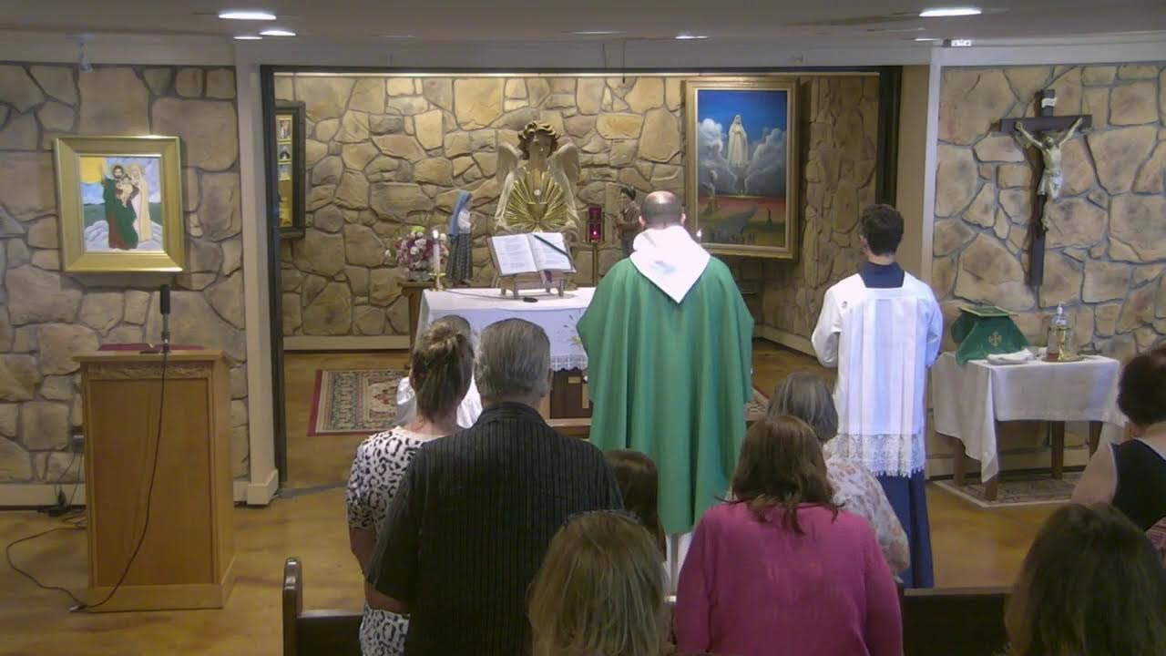 Rosary and Mass from The Blue Army Shrine of Our Lady of Fatima - YouTube