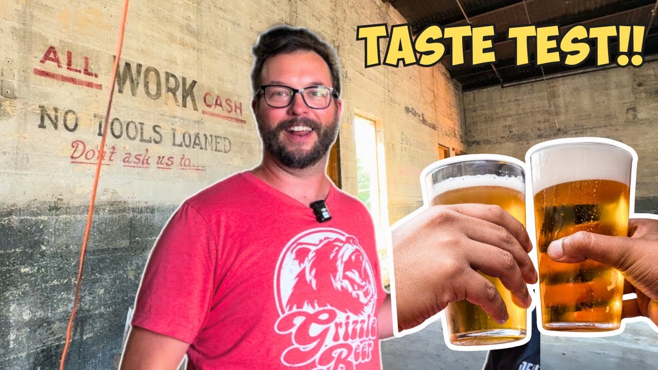 Brewing our FIRST Pilsner + Major Brewery Progress! - YouTube