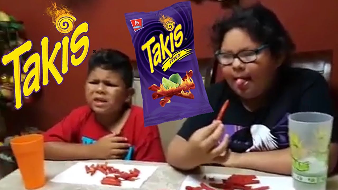 MEXCIANS KIDS DO THE EXTREME TAKIS CHALLENGE - YouTube