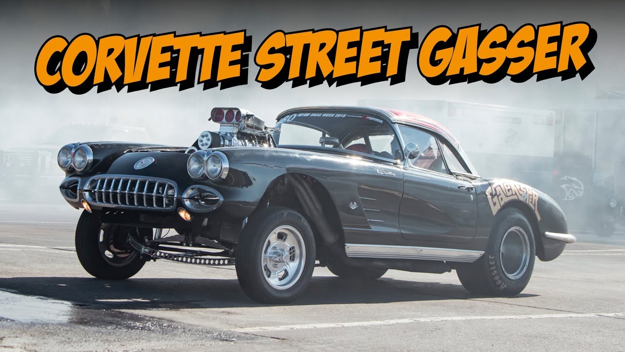 Gasser Corvette at Drag Week 2018 - YouTube