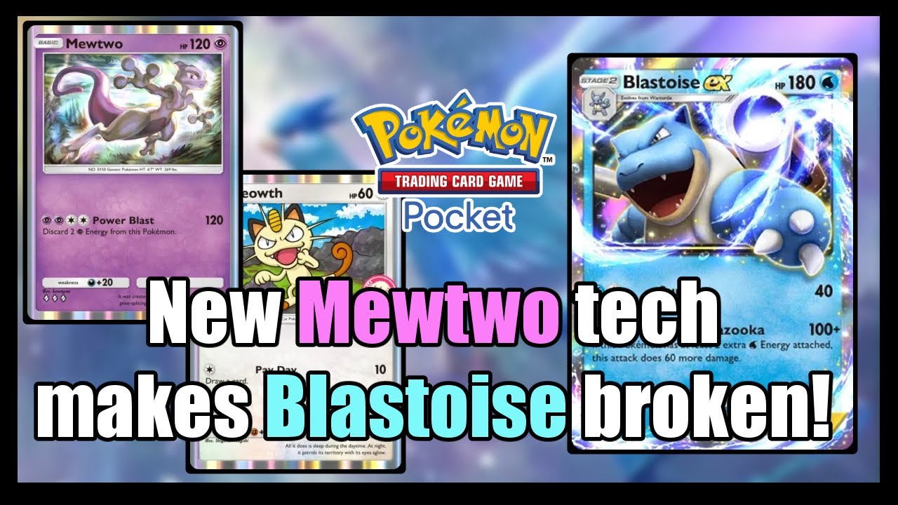 Blastoise EX is even better with this new mewtwo tech! Pokemon TCG ...