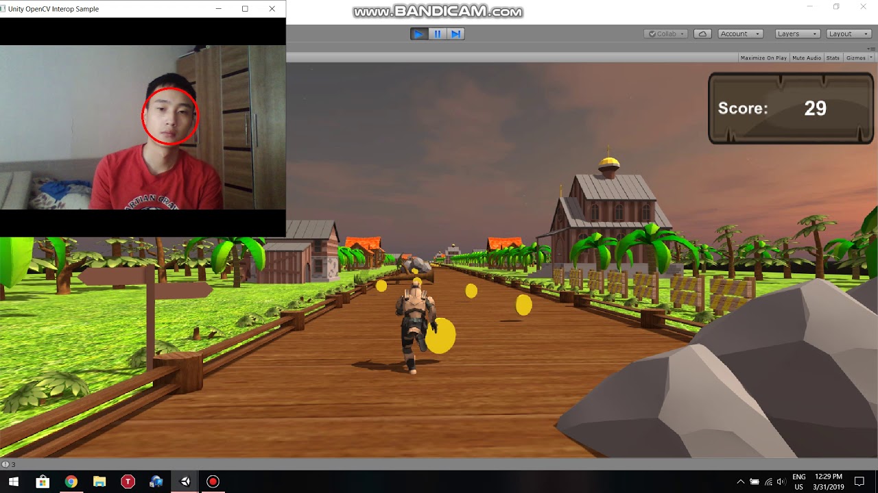 Face Tracking Endless Runner Game (Unity) - YouTube