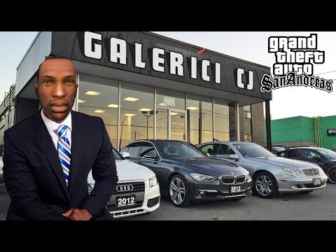 GALERİCİ CJ - YENİ GALERİ VE SÜPER ARAÇLAR ! GTA SAN ANDREAS MOD