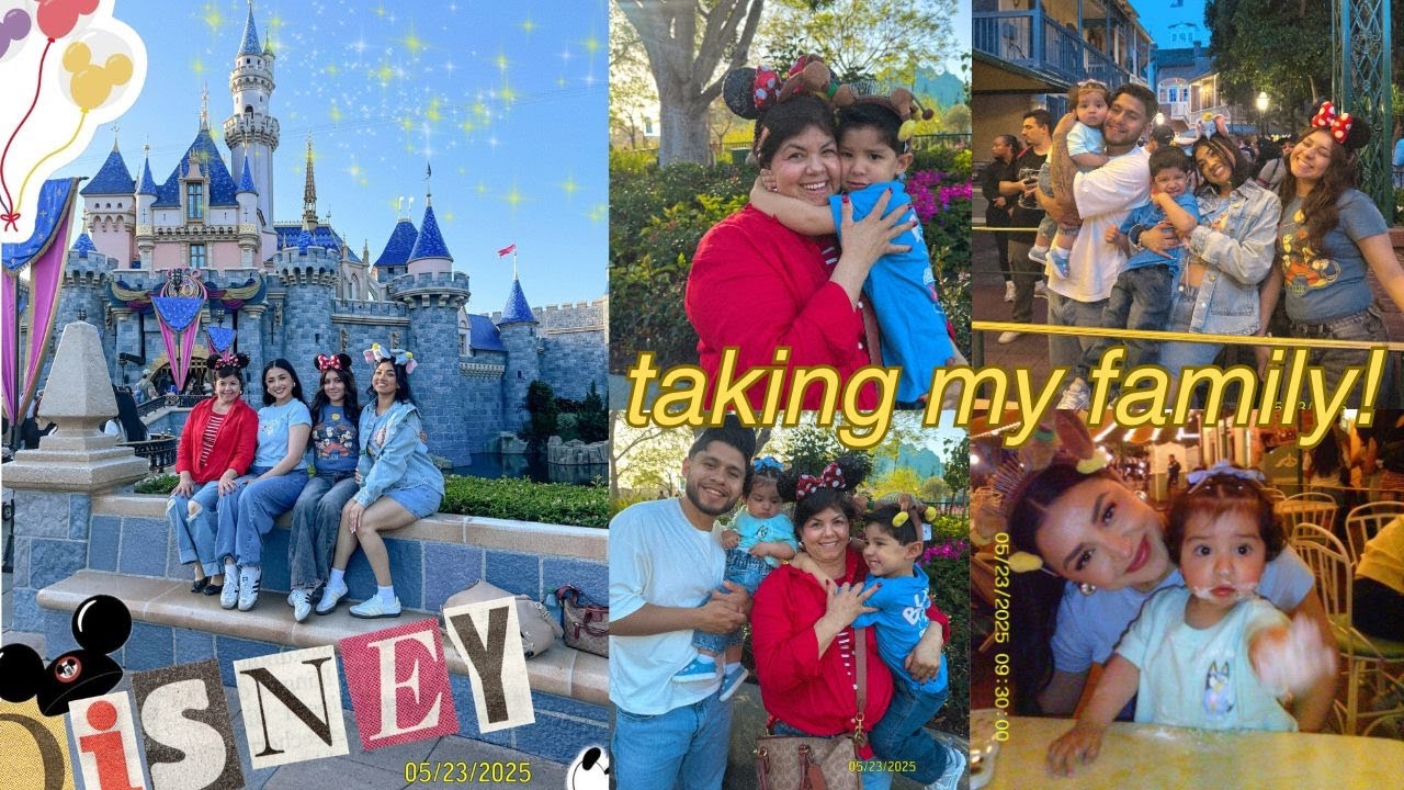 TAKING MY FAMILY TO DISNEY FOR THE FIRST TIME EVER! *EMOTIONAL* - YouTube