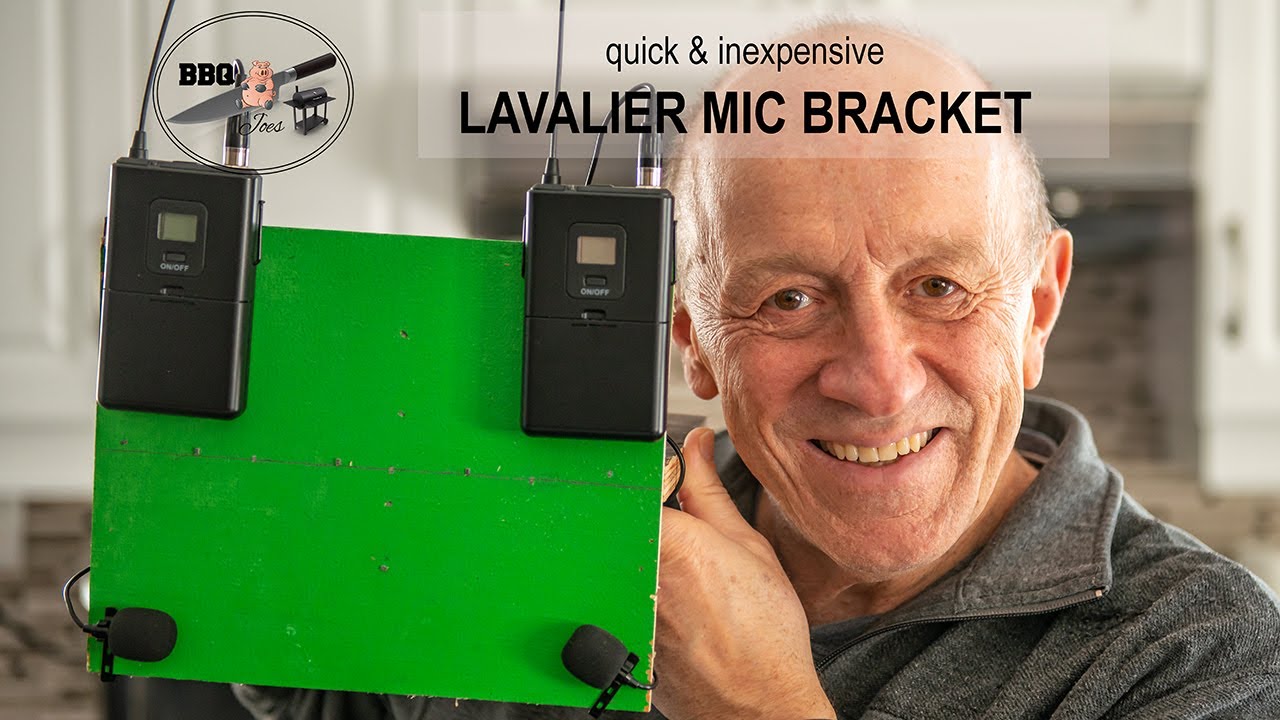 Building a Lavalier Mic Bracket out of scrap wood. - YouTube