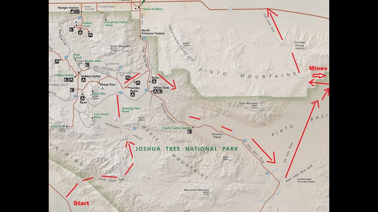 2020 05 24 - Joshua Tree National Park Drone Footage - Brooklyn Mine ...