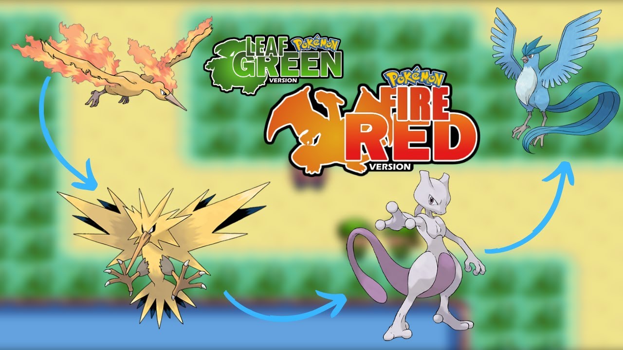 POKÉMON FIRE RED & LEAF GREEN -- LOCALIZAÇÃO DE TODOS OS LENDÁRIOS ...