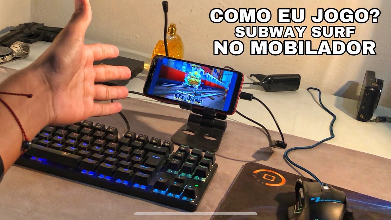 COMO JOGAR SUBWAY SURF NO MOBILADOR SEM ATRASO?! Tutorial simples - YouTube