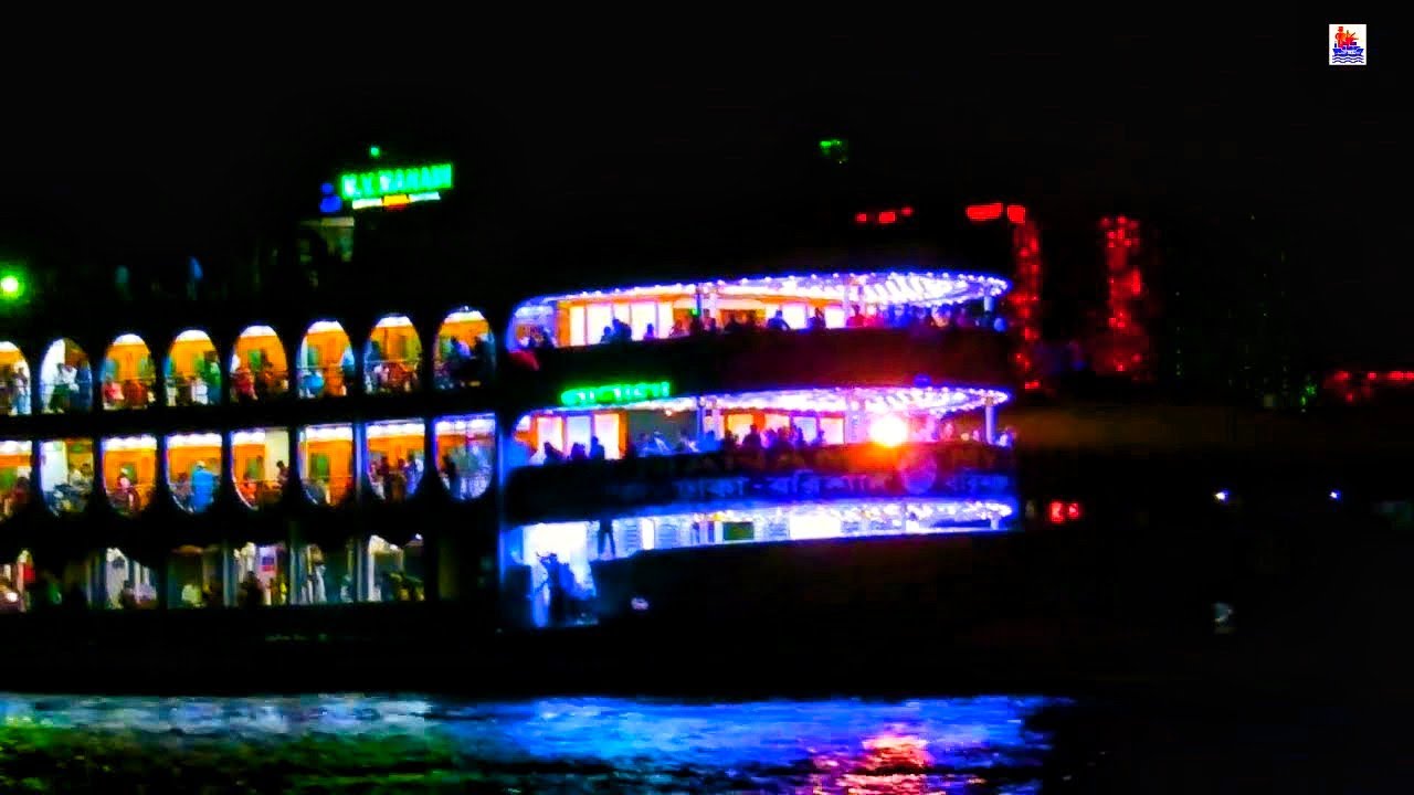 M.V Manami Launch Night Show || সেরা সার্ভিস লঞ্চ এম.ভি মানামী লঞ্চ ...