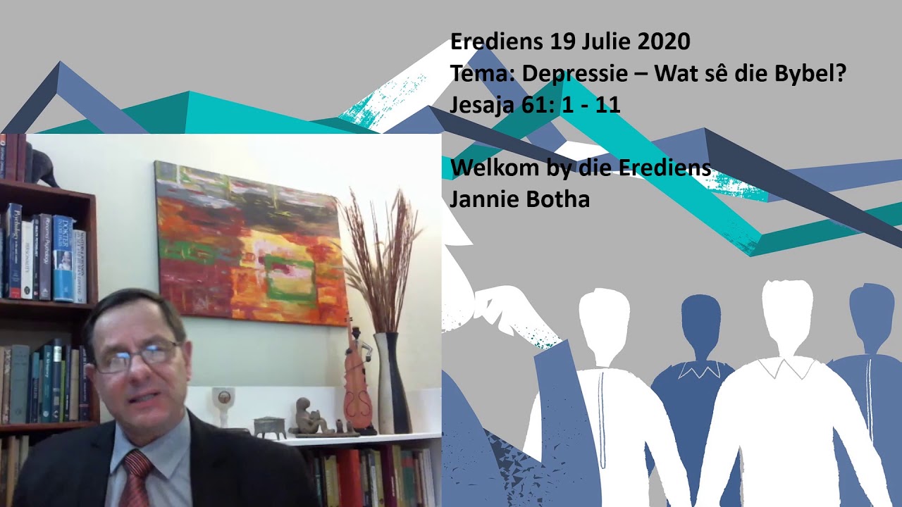 DEPRESSIE - Wat se die Bybel? (Erediens deur Jannie Botha) - YouTube