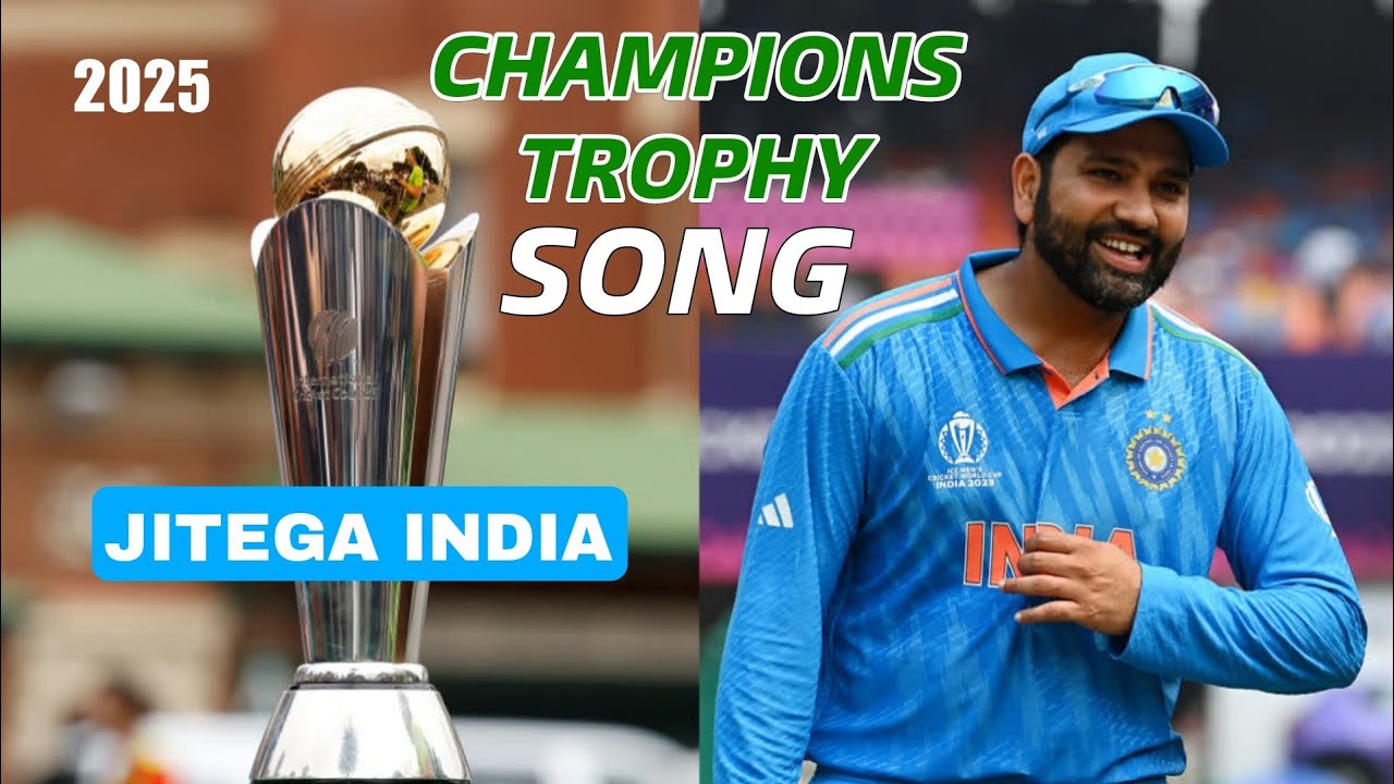 ICC Champions trophy Song| ICC Champions trophy 2025 | Jitenge India ...
