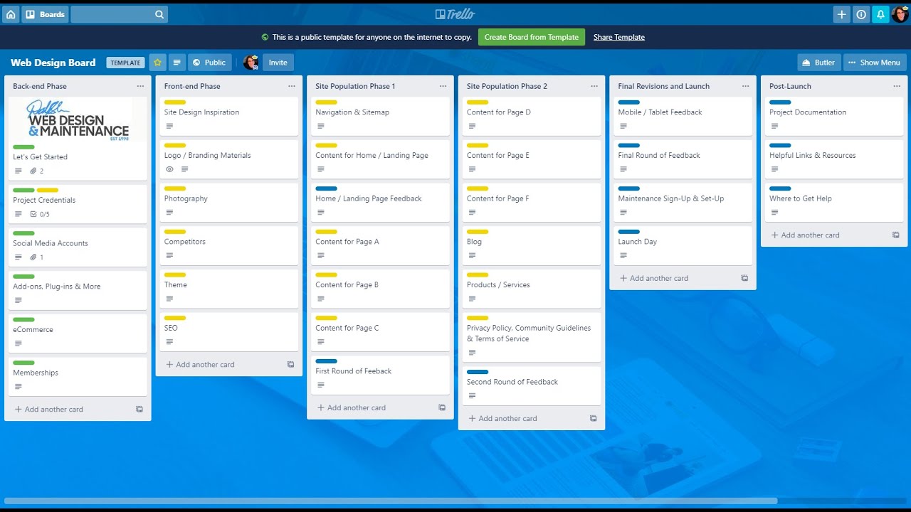 Using Trello & InVision to communicate with Web Design clients - YouTube