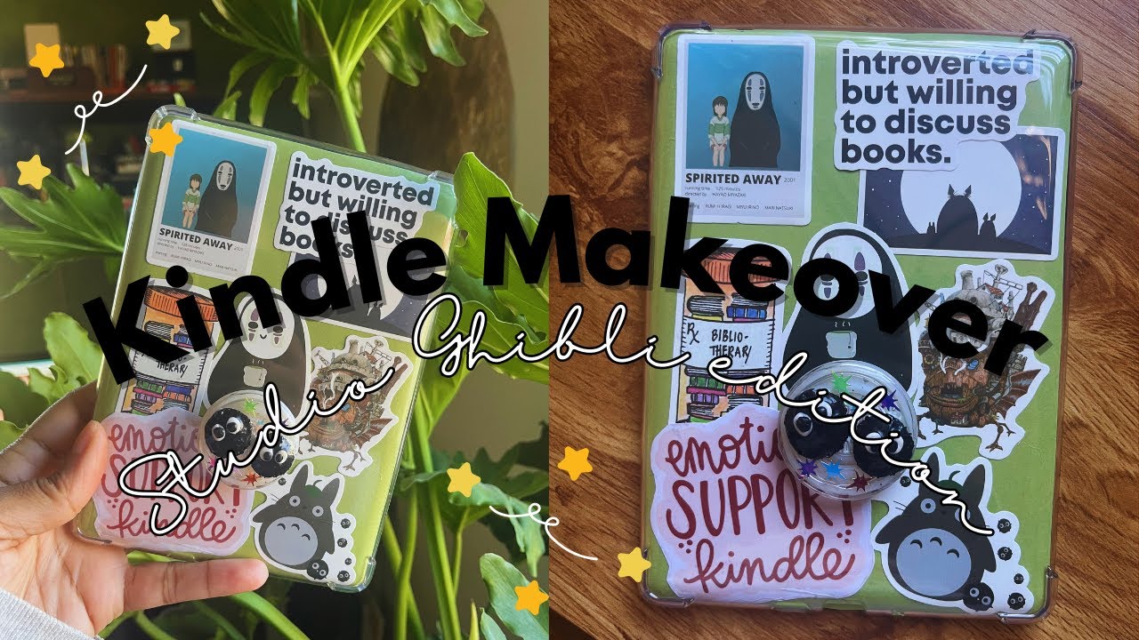 kindle paperwhite makeover ⭐ | studio ghibli theme - YouTube