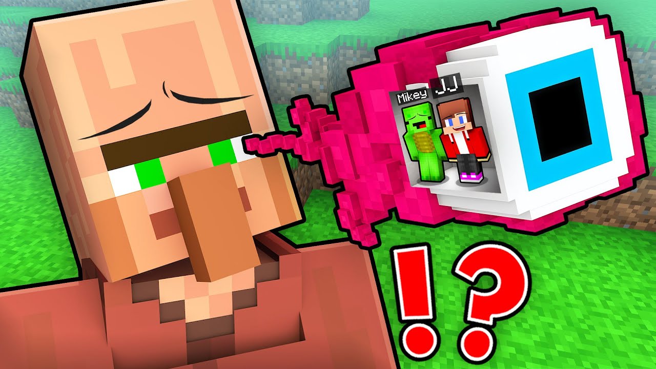 JJ and Mikey Went INSIDE Villager EYE in Minecraft ! - Maizen - YouTube