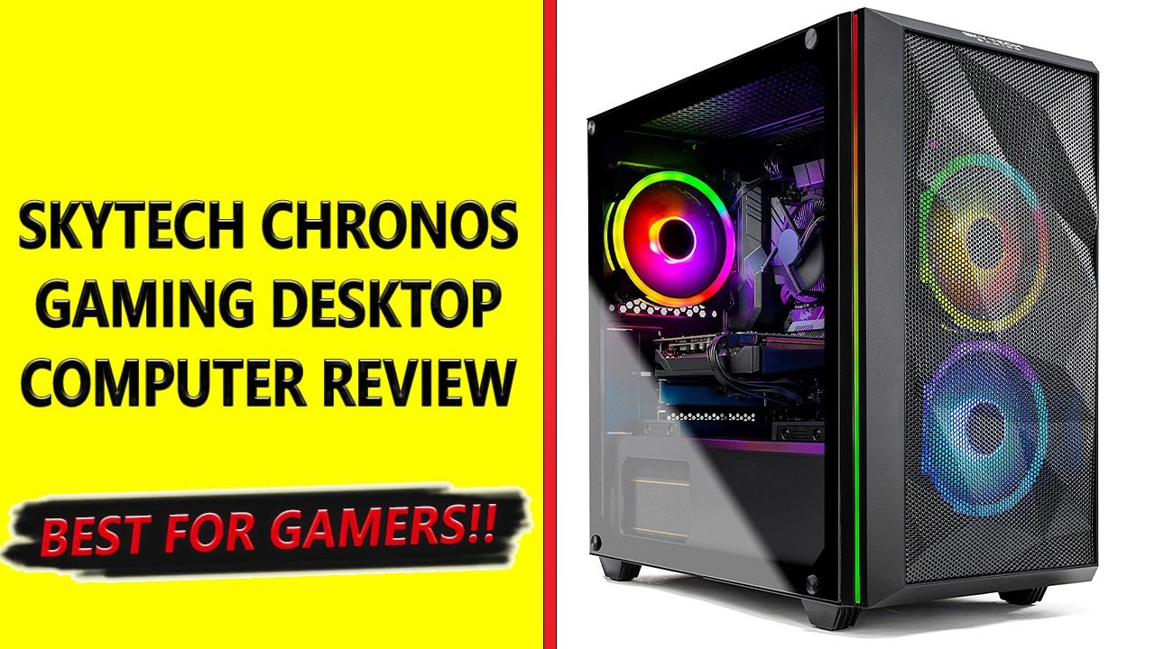 SkyTech Chronos Mini Gaming Computer | Intel Core-i3 10100F | GTX 1650 ...