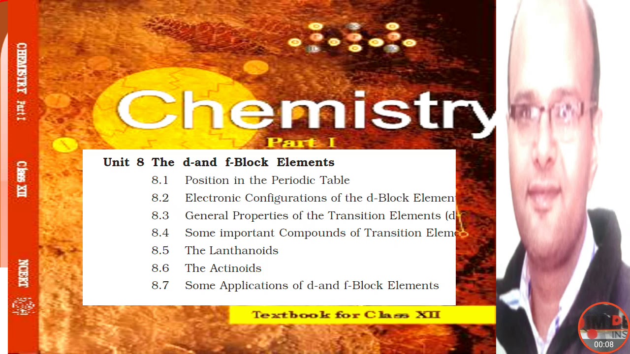 D & f block elements ncert - YouTube