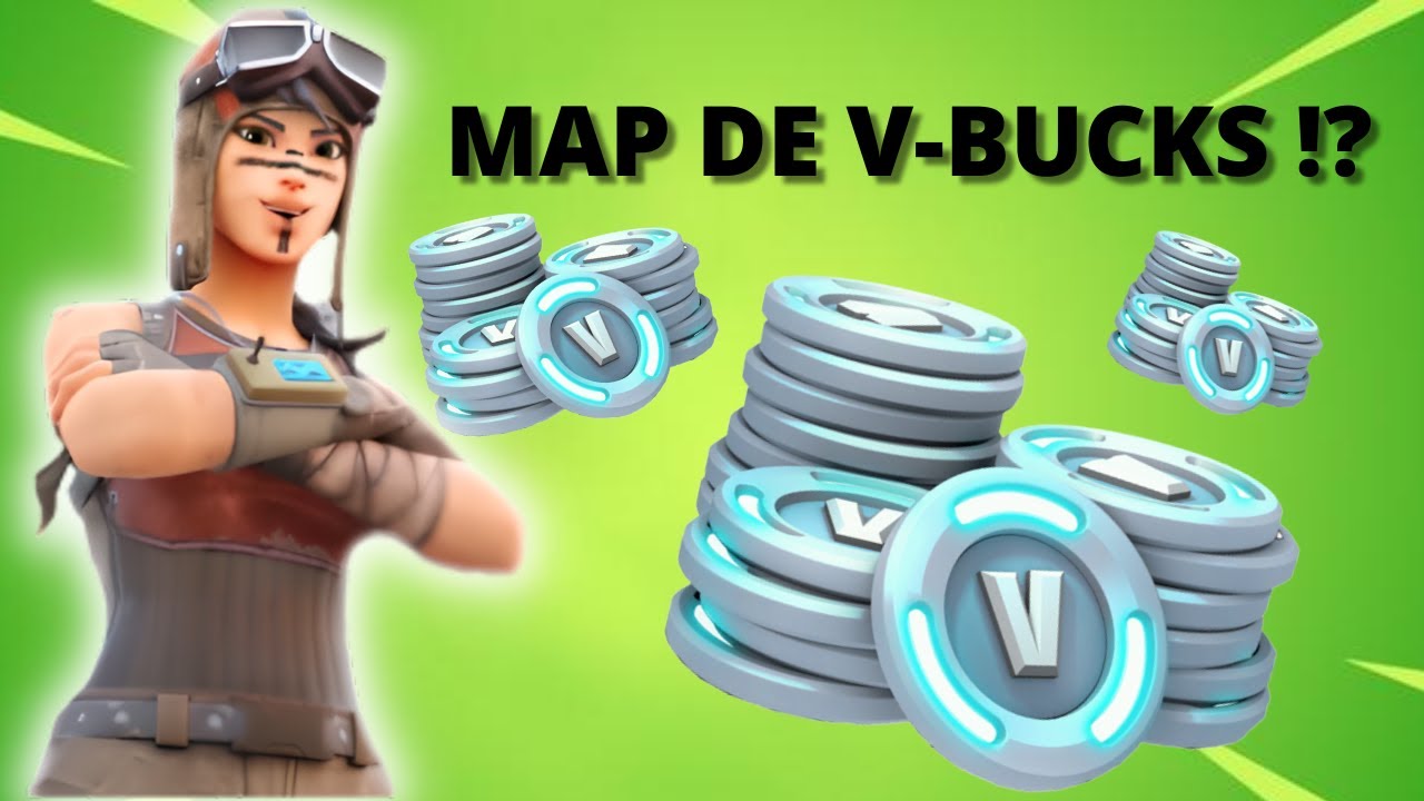 JE TEST DES MAPS DE V-BUCKS !! - YouTube