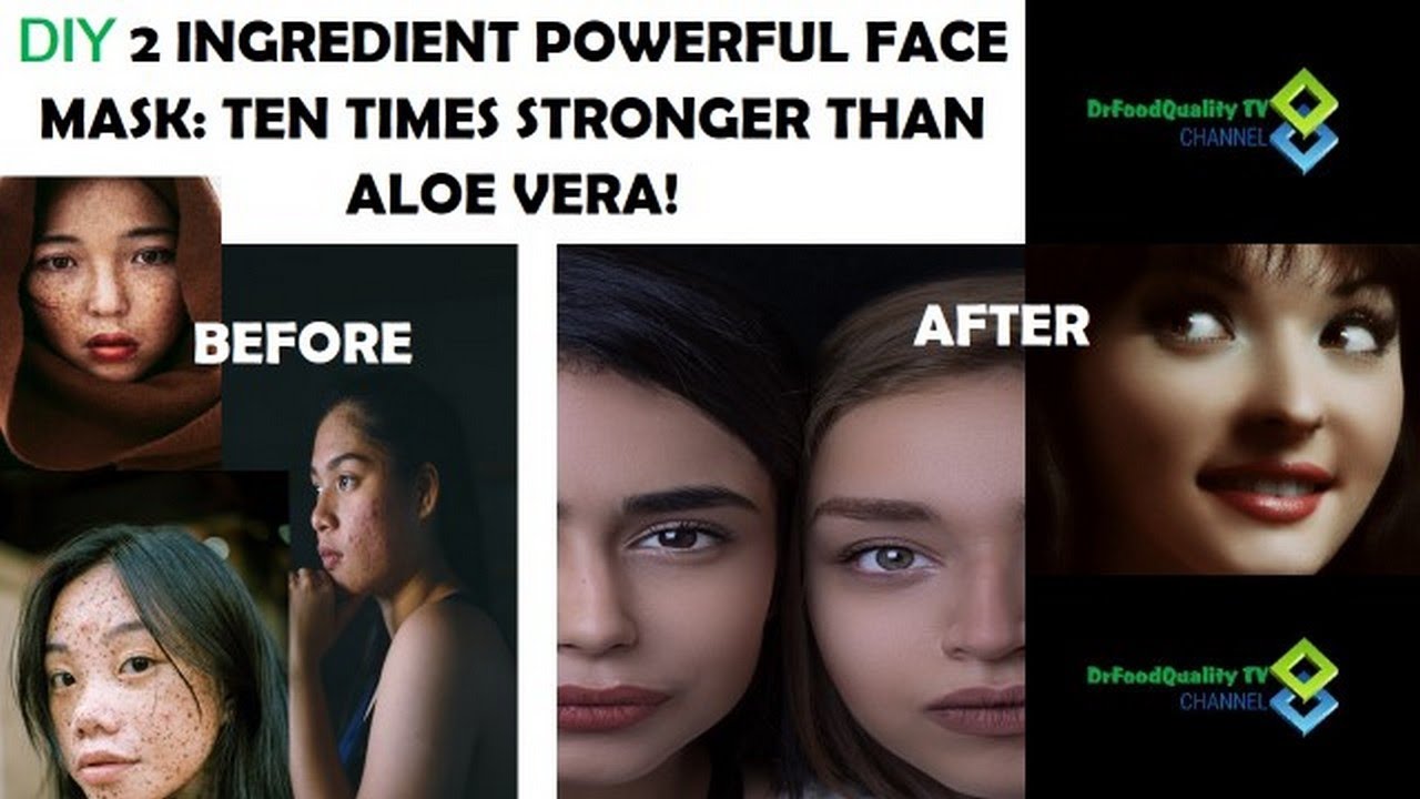 DIY 2-INGREDIENT FACE MASK/ANTI-AGING, SKIN TIGHTENING, TREATMENT OF ...