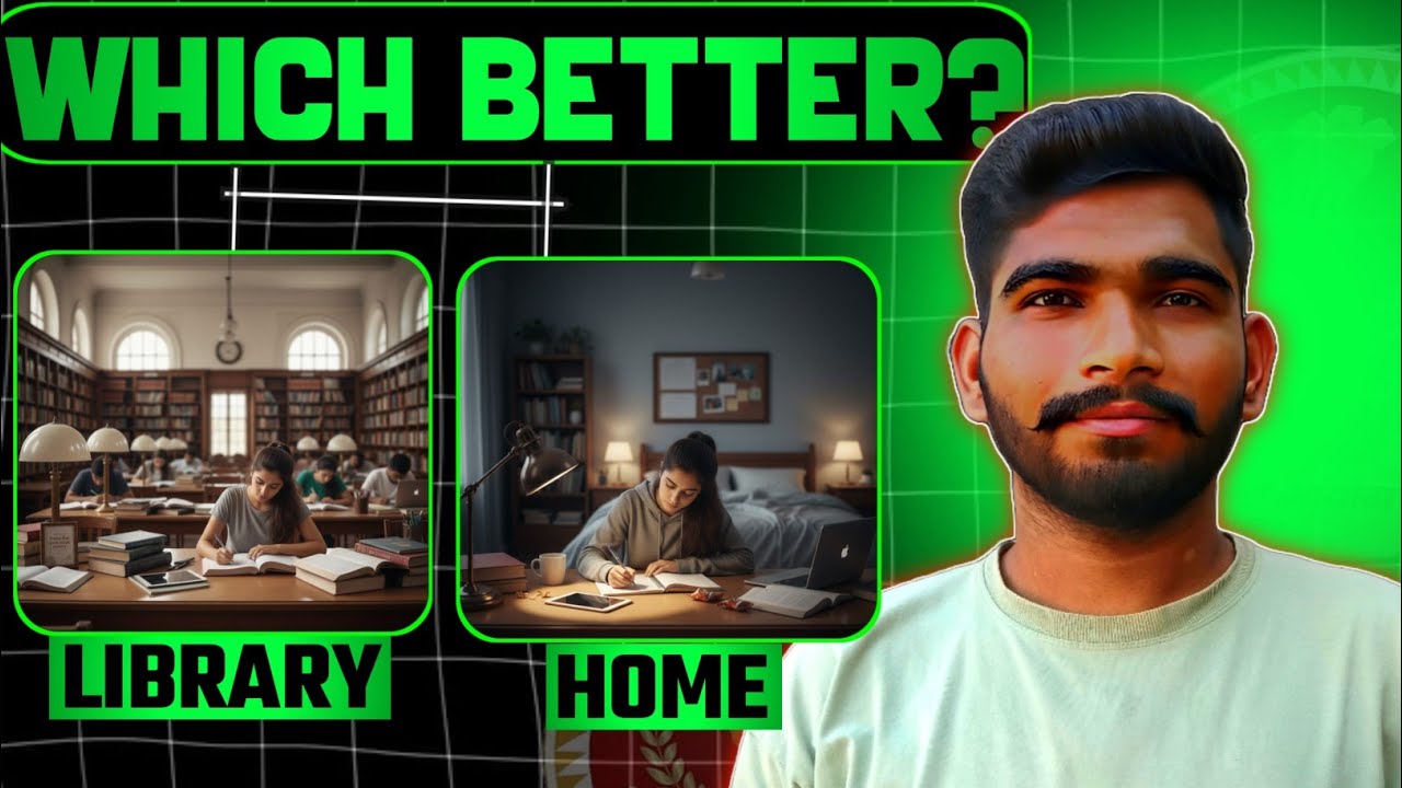 Library vs Home Study 📚| लाइब्रेरी में पढ़ने के फायदे या नुकसान ...