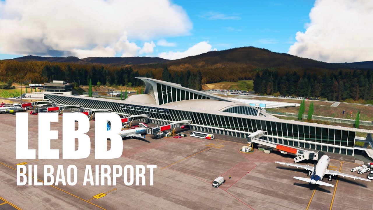 LEBB Bilbao Airport | Microsoft Flight Simulator | Showcase - YouTube