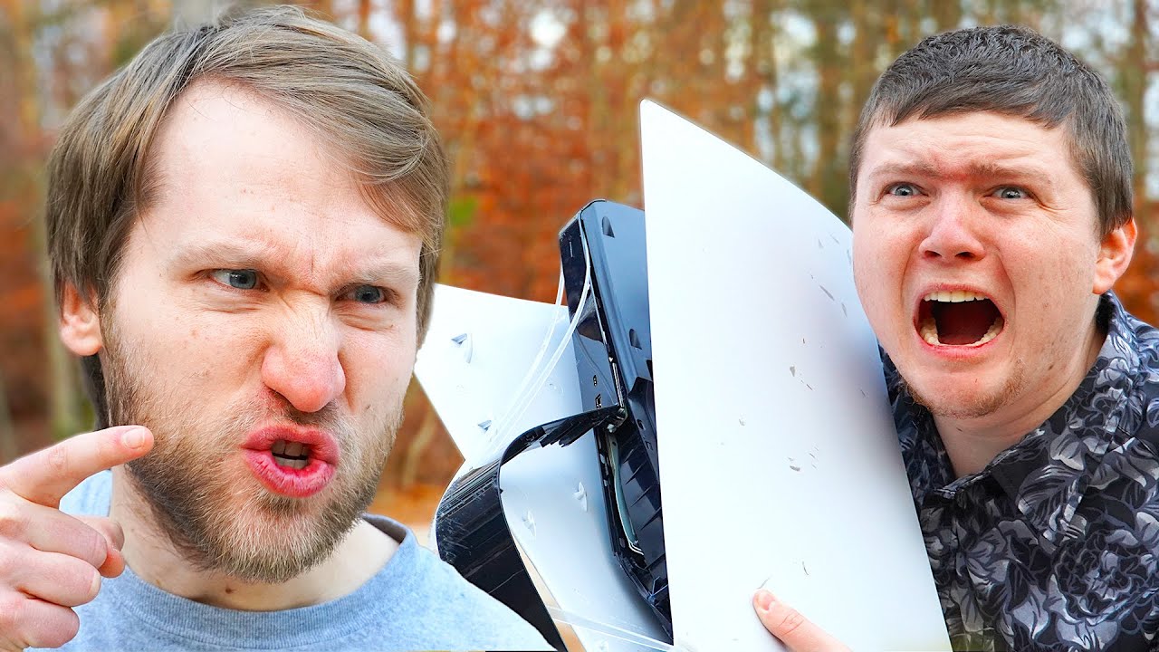 Psycho Kid Destroys Playstation 5 - YouTube