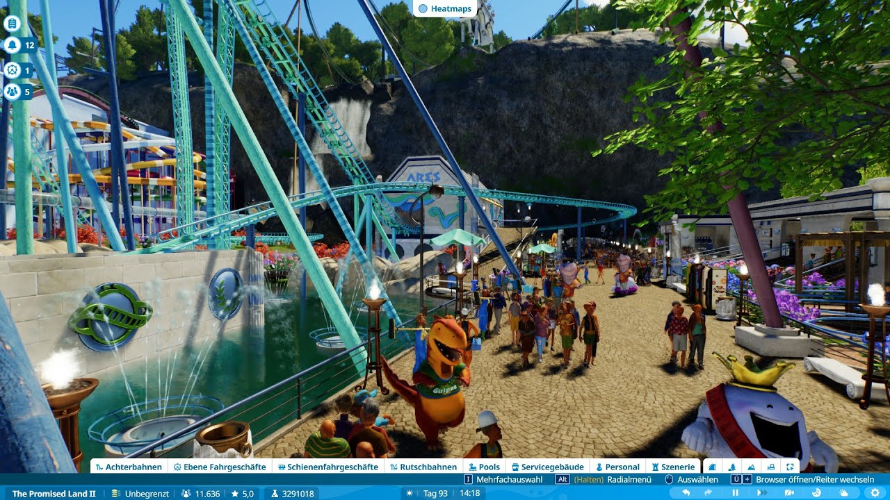 Planet Coaster 2 - Steam Train (front bumper) - 7 Stations - 14 Trains ...