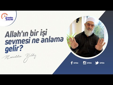 Allah'ın bir işi sevmesi ne anlama gelir? | [Birfetva-Nureddin Yıldız]