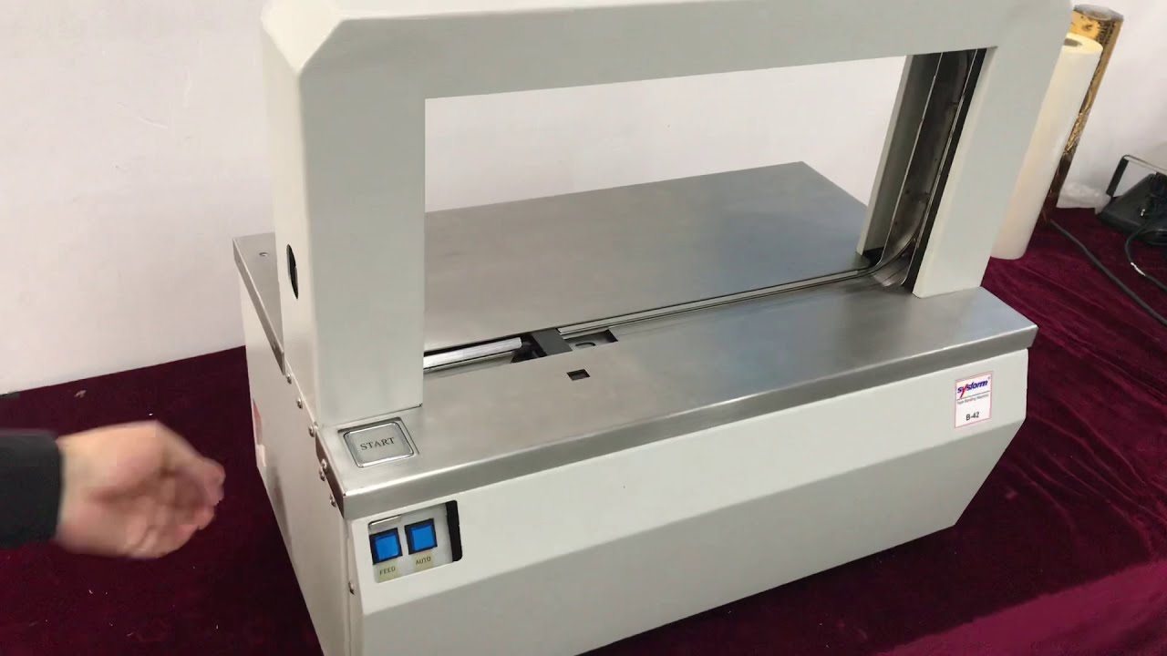 SYSFORM B-42 束帶機 - YouTube