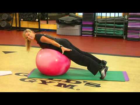 How to Do Lower Back Exercises With Yoga Balls - YouTube