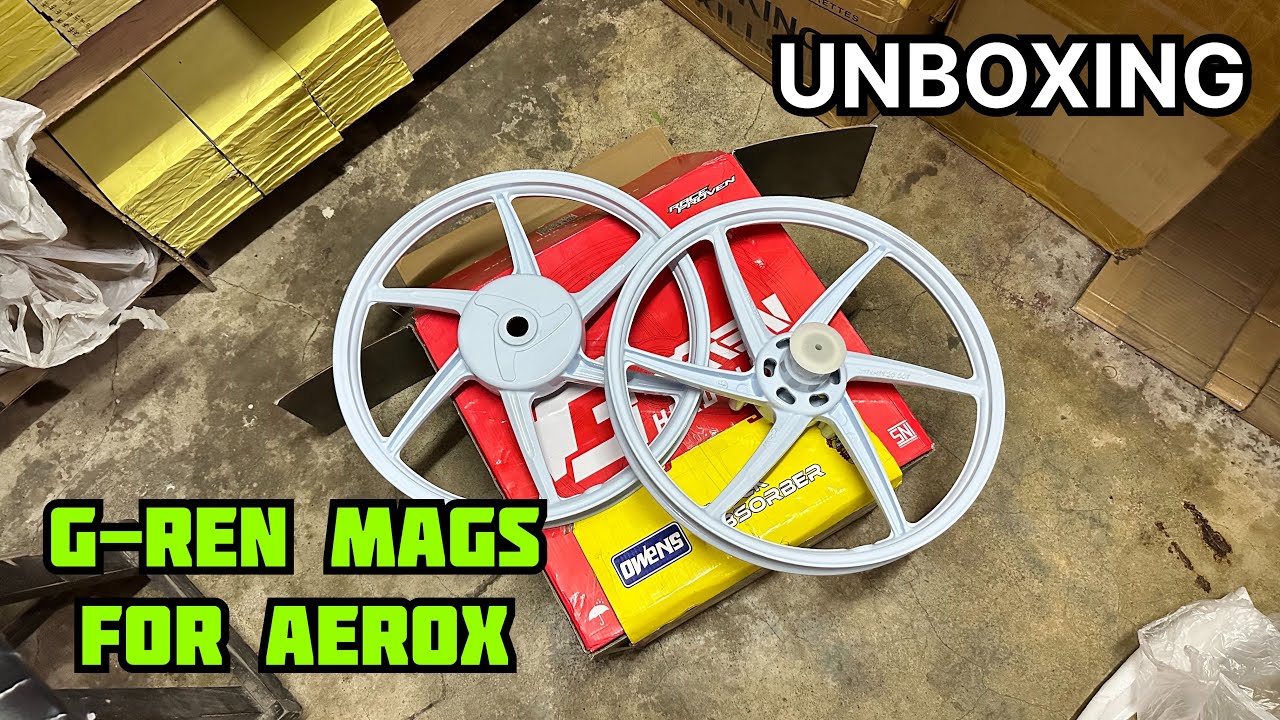 G-Ren Mags swabe pang Malaysian 🤩 | Unboxing G-ren Mags for Aerox ...