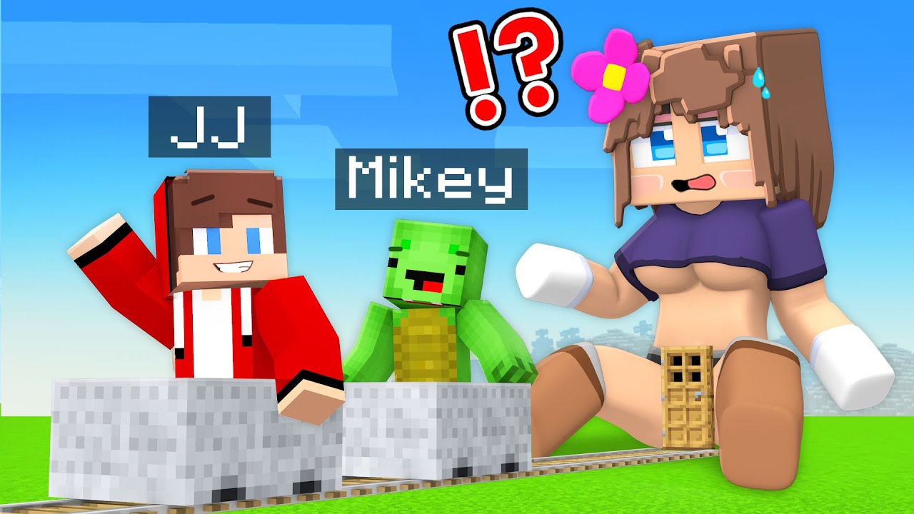JJ and Mikey Found SECRET BASE inside JENNY Girl in Minecraft - Maizen - YouTube
