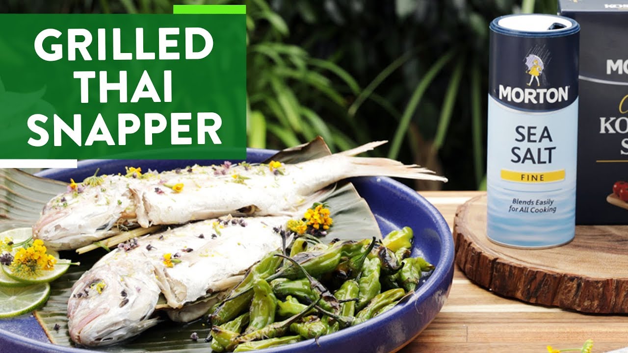 Thai Snapper with Grilled Shishito Peppers | Nyesha Arrington - YouTube