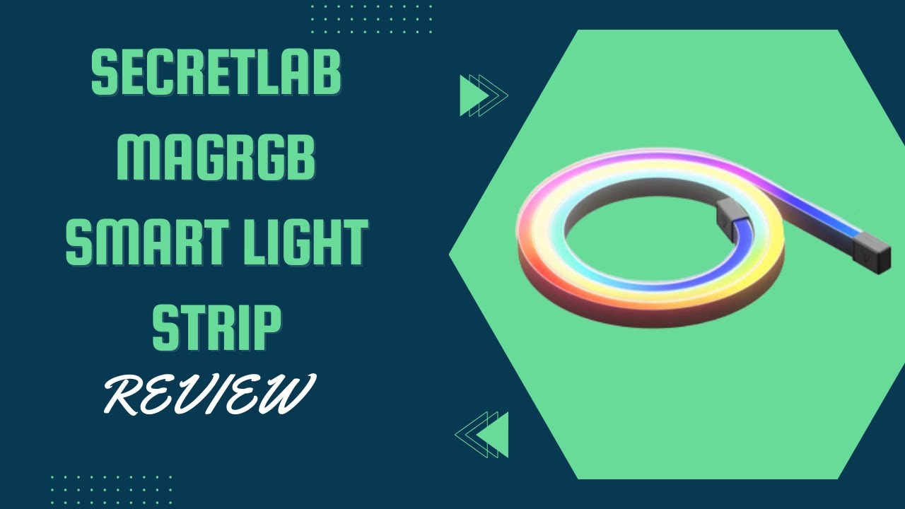 Secretlab Magrgb Smart Light Strip Review | Fits Inside a Desk - YouTube