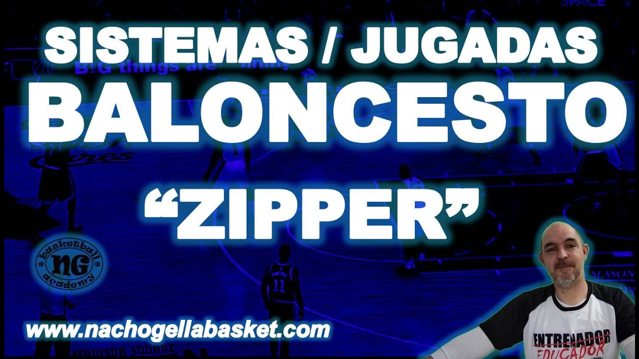 JUGADAS (SISTEMAS) MÁS UTILIZADOS EN EL BALONCESTO: ZIPPER - YouTube