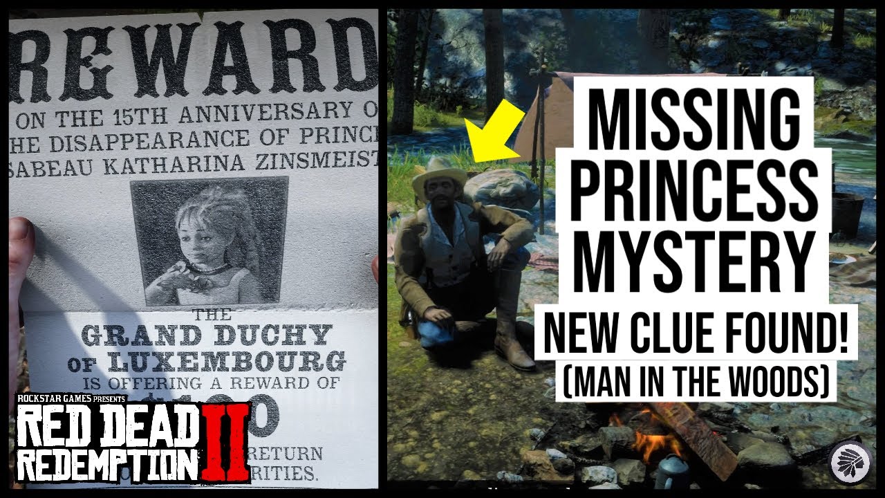Red Dead Redemption 2 Missing Princess NEW CLUE FOUND/Man In The Woods ...