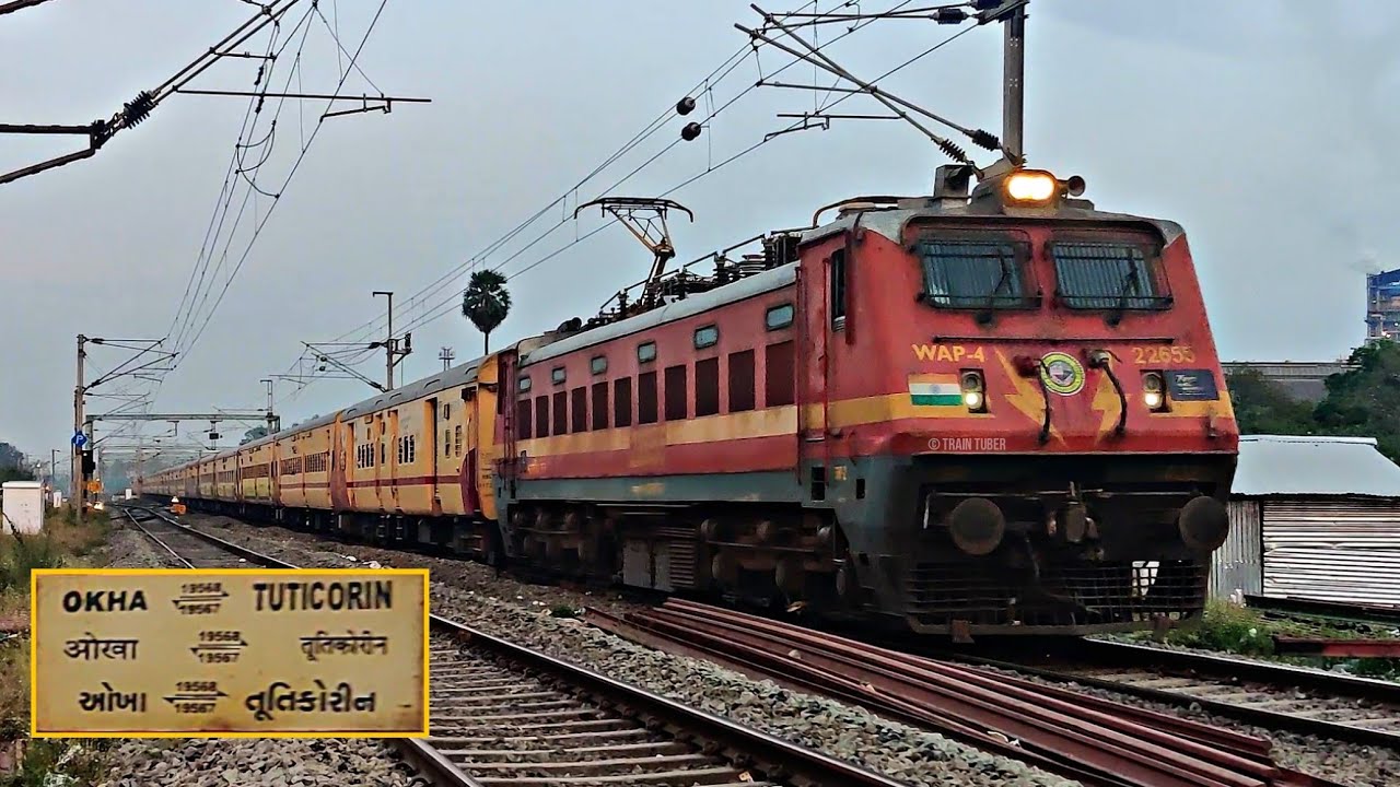 20+ Hours Extremely Late Running Okha - Tuticorin Vivek Express | 19568 ...